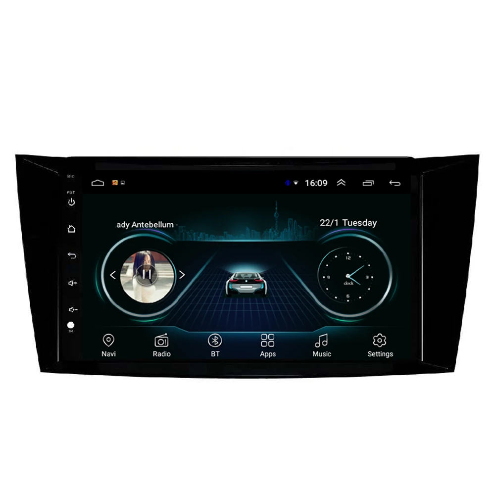 Car radio with precise GPS multimedia player high quality bluetooth mp3 ...