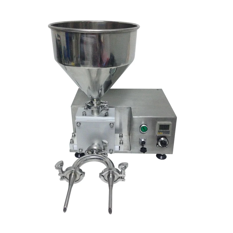 14L stainless steel Jam Filler Puff Filling Machine cream puff filler ...