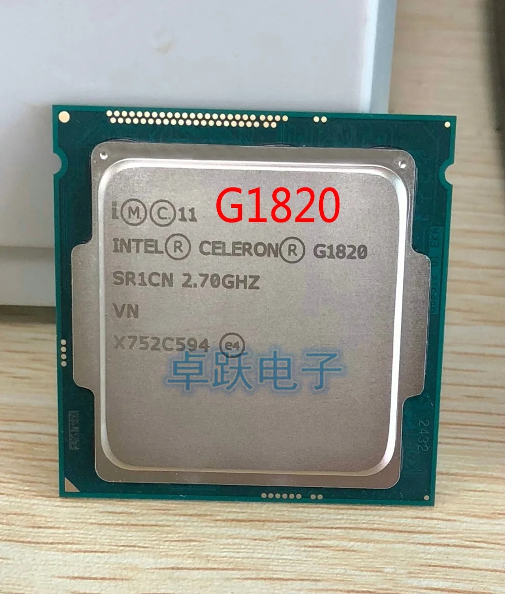인텔 셀러론 듀얼 코어 CPU 프로세서, G1820, g1820, 2.7GHz, 2M 캐시, SR1CN, LGA1150, 신제품 ...