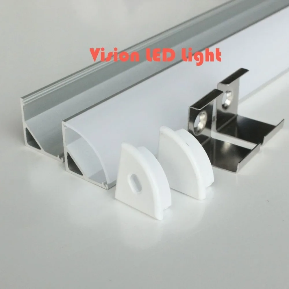 30m (30pcs) a lot, 1m per piece, Anodized diffuse or clear cover ...