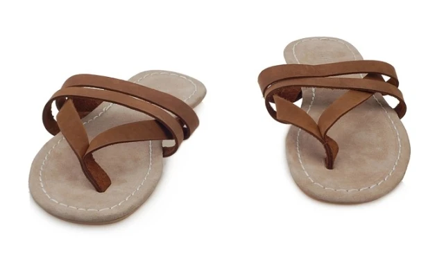 Chanclas romanas para hombre, Sandalias de playa con correa de tacón ...