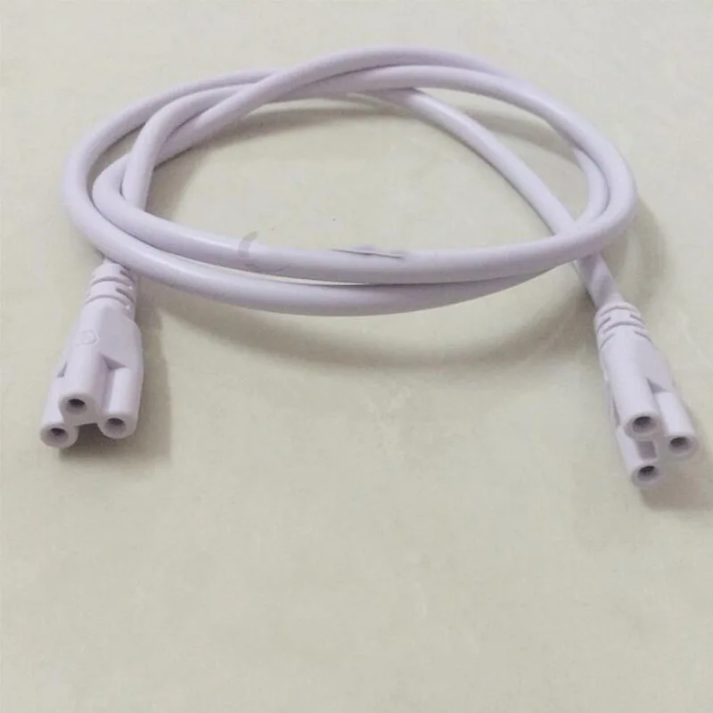T5 T8 Led Lamp Fluorescent Lamp Power Cord 1 M Plug Wire Lamp Connector