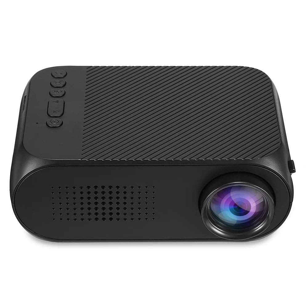 2018 Newly Arrival Yg320 Mini Portable Projector 400 Lumens 320 X 240p ...