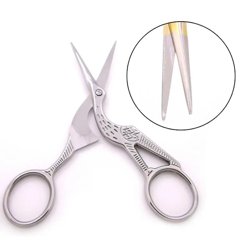 Crane scissors Tailor scissors Cross stitch scissors Stainless steel ...