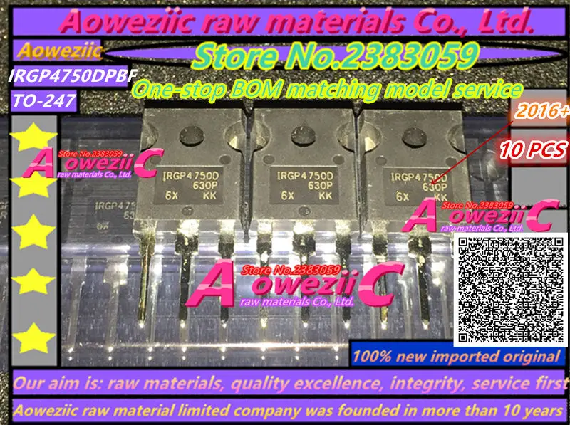 Aoweziic 2016+ 100% new imported original IRGP4750D IRGP4750DPBF TO 247 IGBT Field effect MOS ...
