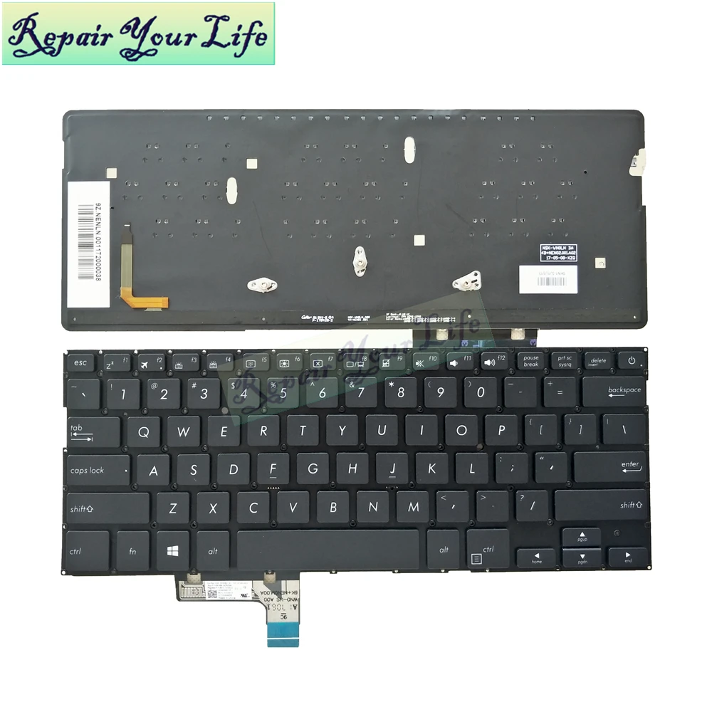 US Laptop Backlit Keyboard for Asus ZenBook 13 UX331U UX331UN UAL ...