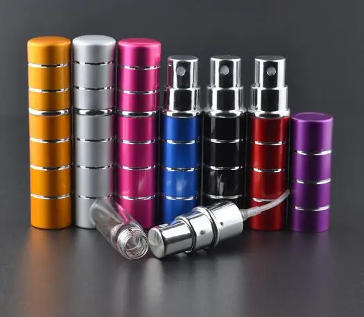5pcs/lo 10ml Metal aluminum perfume bottle|Makeup Organizers| - AliExpress
