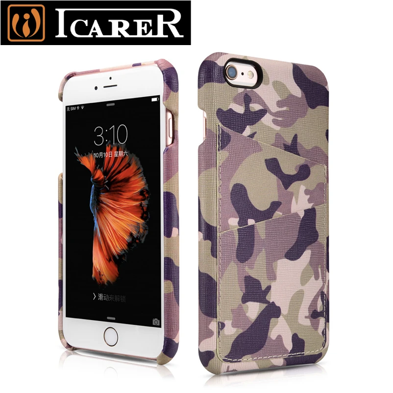 Outer Card Holder Plus Accessories Genuine Leather Camouflage Army ...