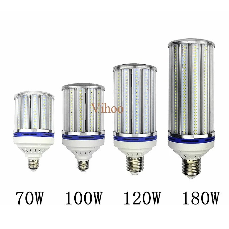Высокая яркость 70 Вт 100 Вт 120 Вт 180 Вт E27 E40 E26 E39 Светодиодный лампа для уличного ...