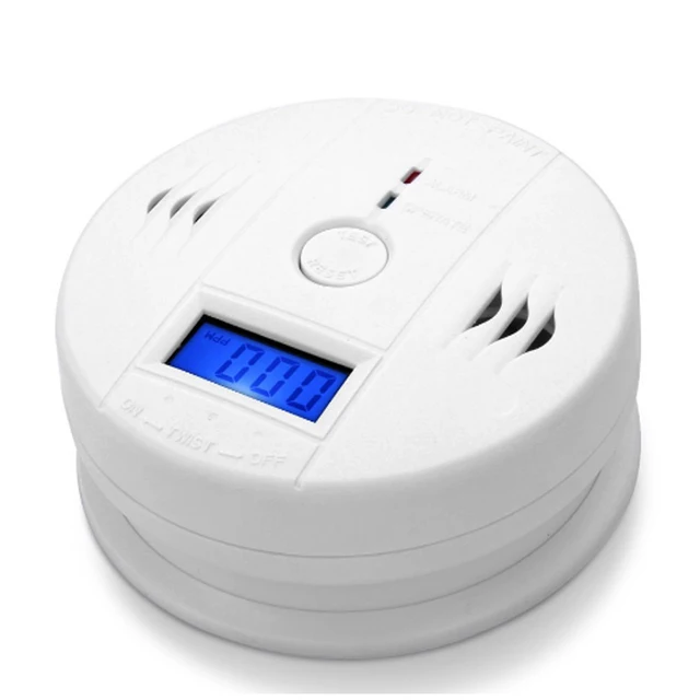 Portable CO Carbon Monoxide Poisoning Gas Sensor with LCD Display and ...