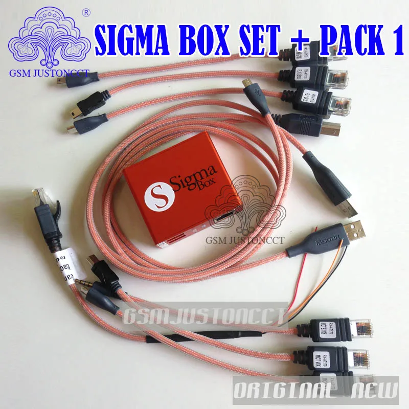 The newest version sigma box with 9 cables+ Pack 1 activation for t MTK ...