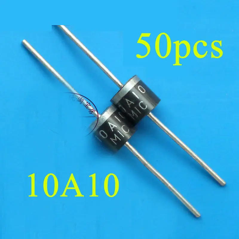 50 Pcs 10a10 10 Amp 1000 V 10a 1kv Axial Retificador Diodo Mic - Circuitos Integrados - AliExpress