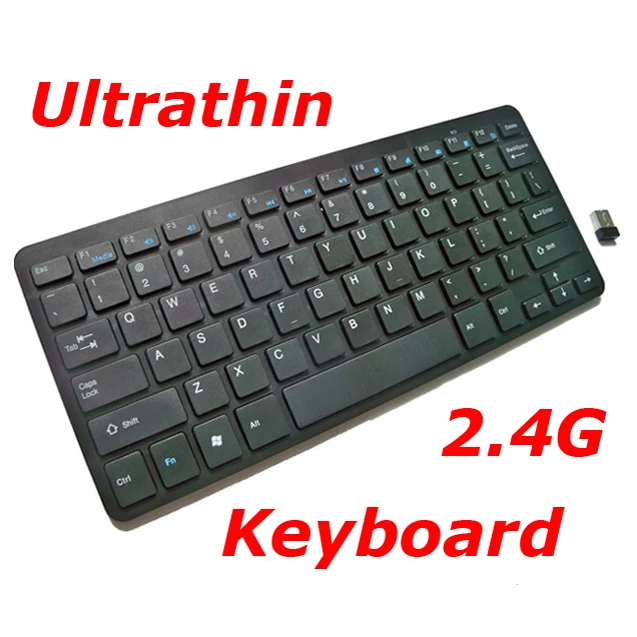 Mini Ultrathin 2.4G Keyboard Wireless Keyboards Compact & Reliable ...