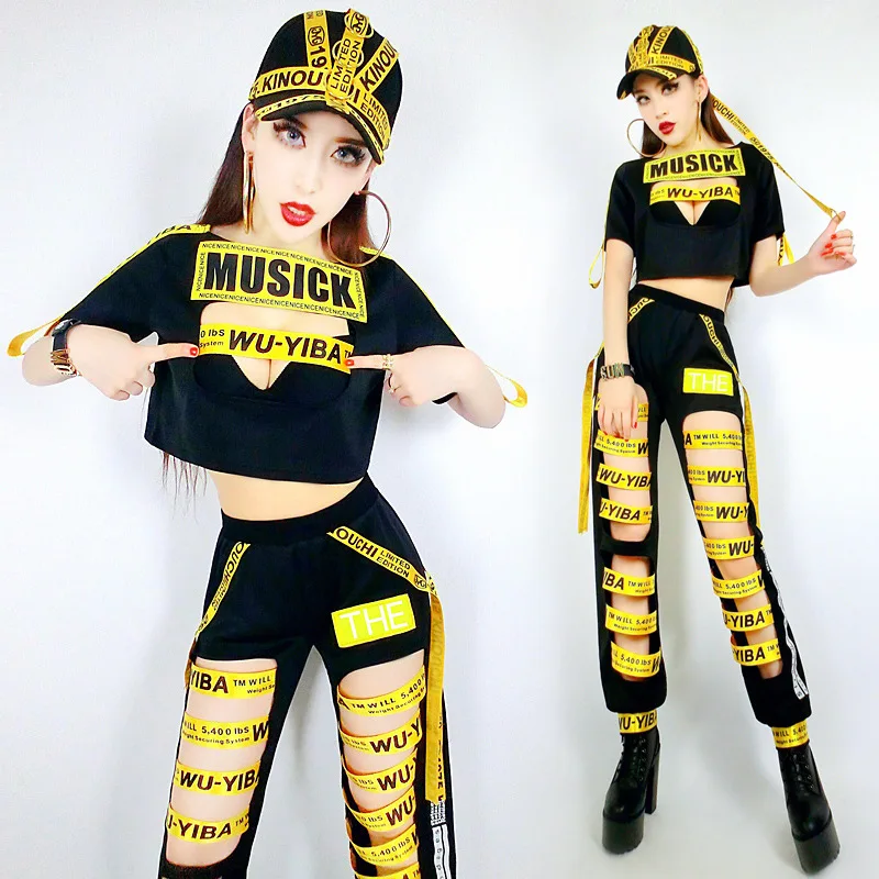 Dance Club Bar Ds Costume Hiphop Jazz Dance Show Split Dance Clothing