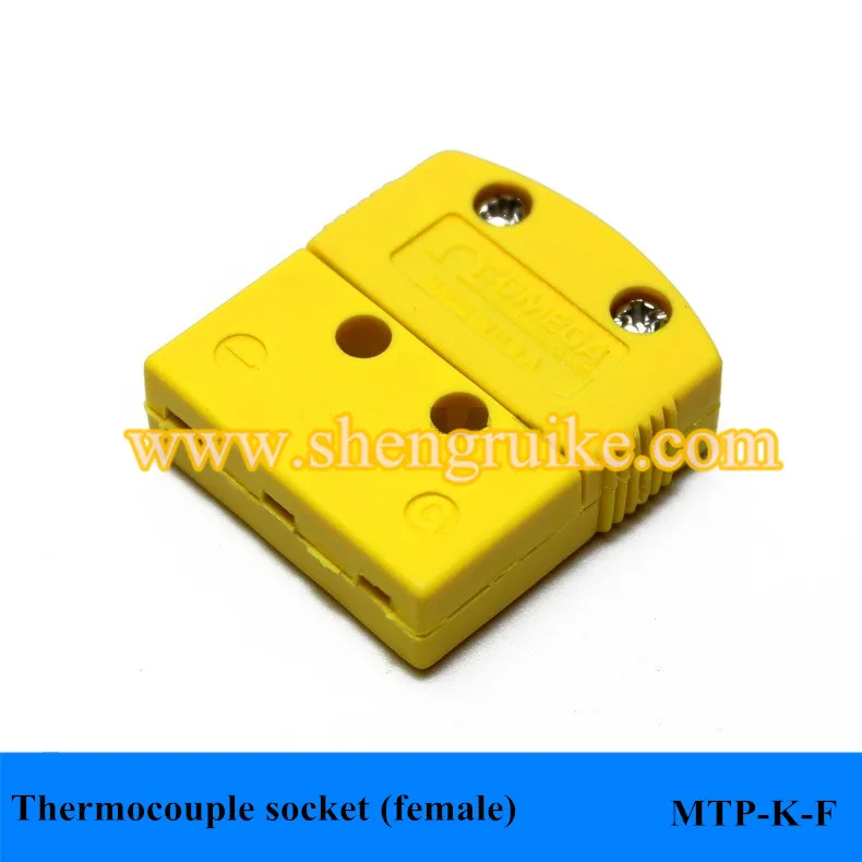 Three-legged K-type thermocouple plug and socket Pt100 thermal ...