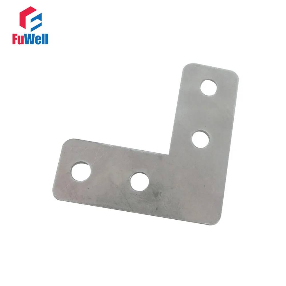 10pcs 60mm X 60mm L Type Bracket Stainless Steel 1mm Thickness Mending ...