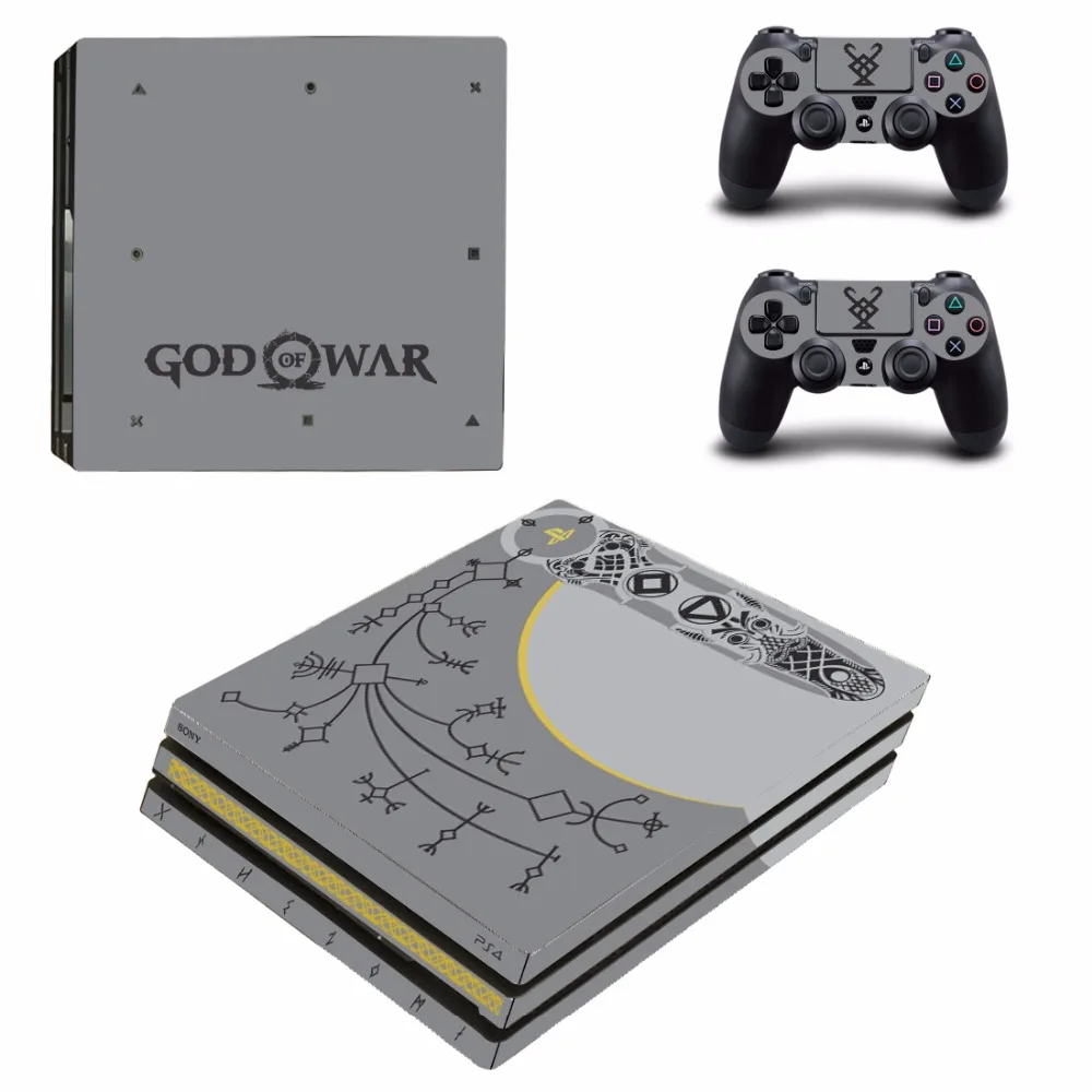 God of War 4 Skin Sticker PS4 Pro Console and Controller Vinyl Skins ...