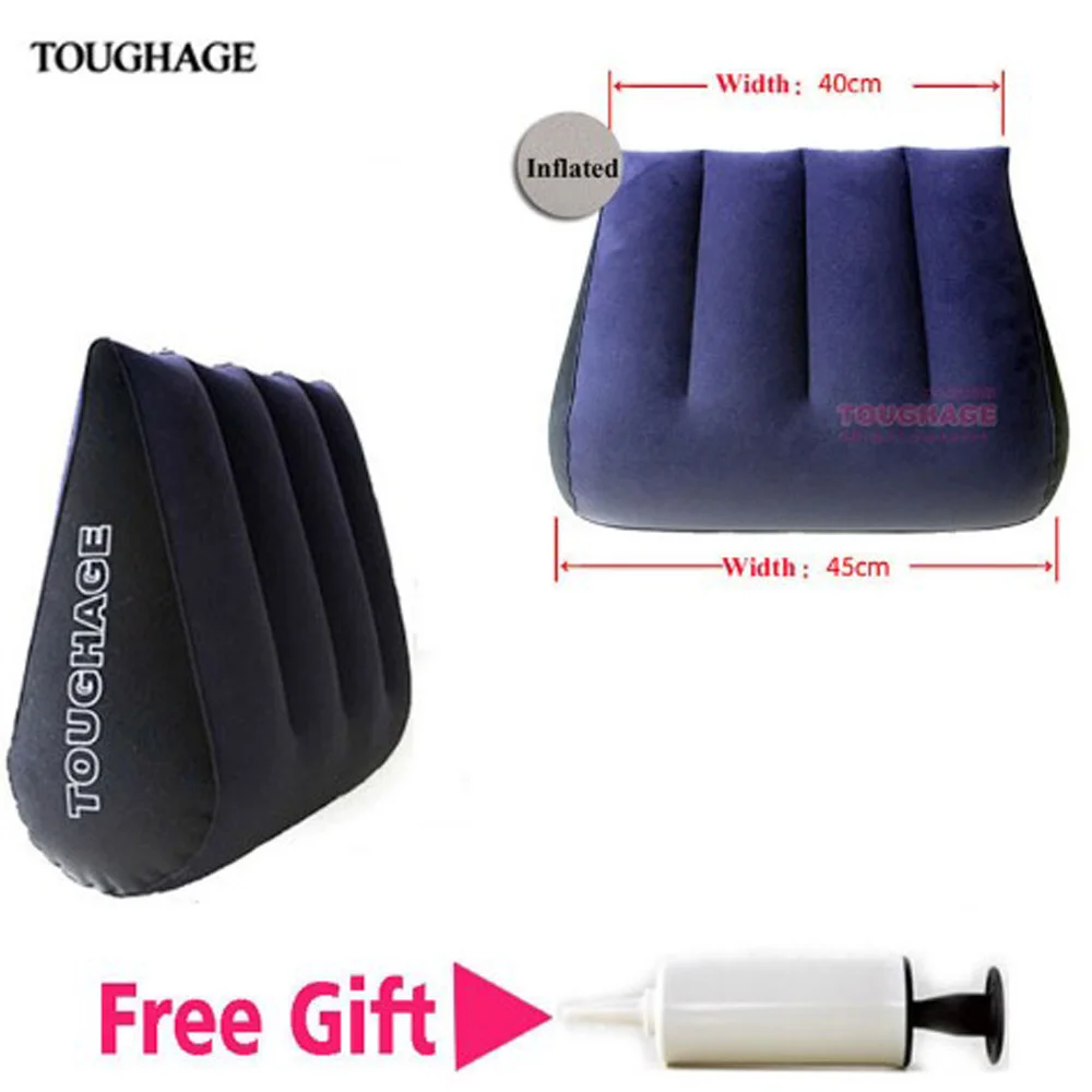 2017 Toughage Sex Furniture Inflatable Sexual Position Sofa Sex Triangle Cushion Pillow With