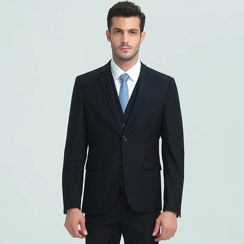 Homens de Negócios Terno Ternos Blazers Slim fit Masculino Clássico de ...