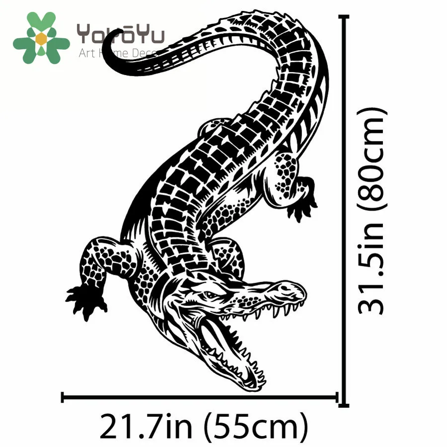 Alligator Wall Stencil