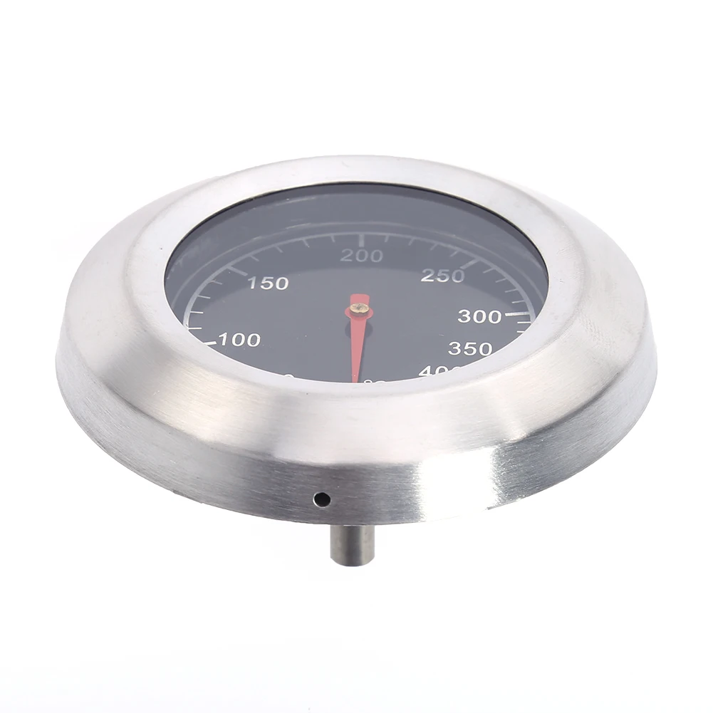 Bakeware Stainless Steel BBQ Smoker Pit Grill Bimetallic thermometer ...