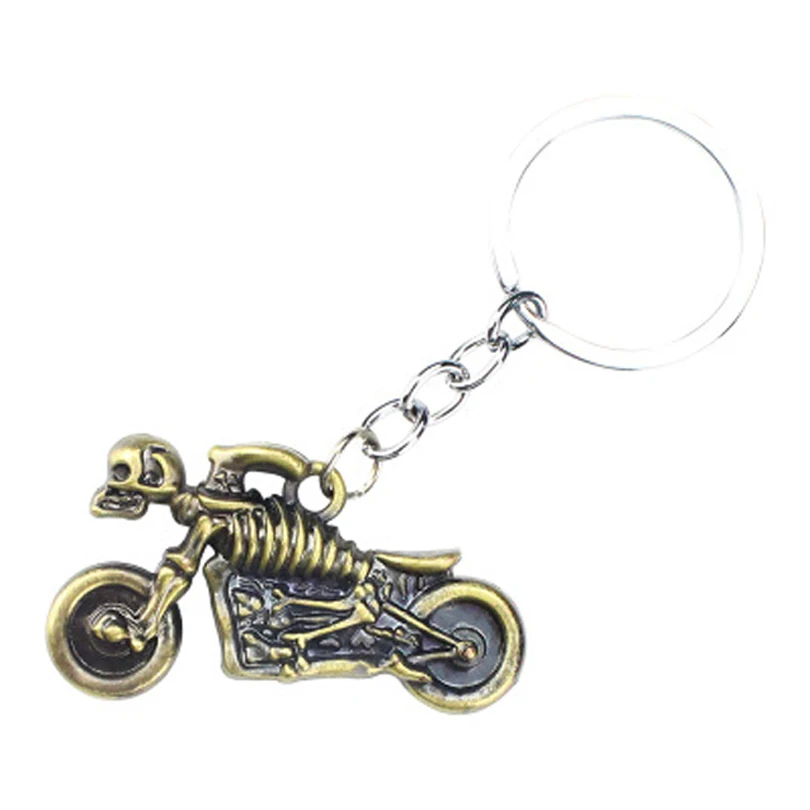 Dropshipping-Fashion-Skull-Motorcycle-Metal-Keychain-Bike-Sports ...