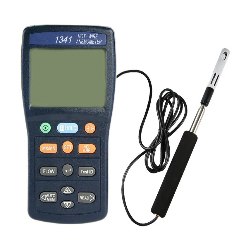 Professional Digital Hot-Wire Anemometer with USB interface Wind Speed ...