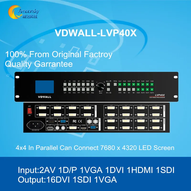 Original Led Display Scaler Vdwall Lvp40x Led Display Full Color ...