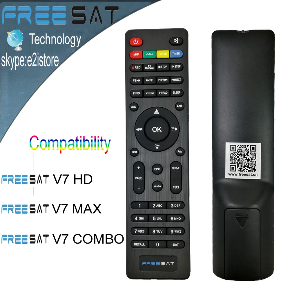 Freesat Free Sat HD Digital DVB S2 Satellite Remote Control For Freesat ...