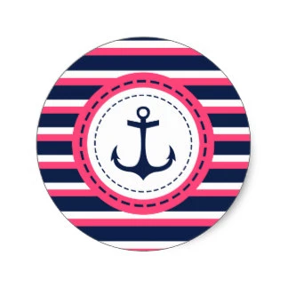 Hot Pink Anchor Clip Art