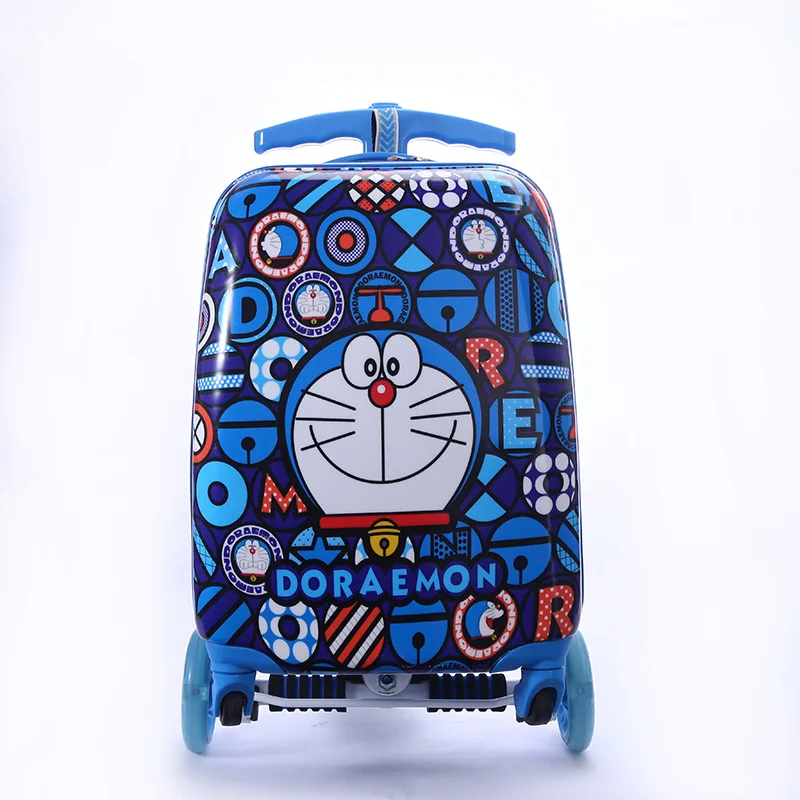 18 Inch Children Travel Boarding Box Luggage Trolley Bag Scooter ...