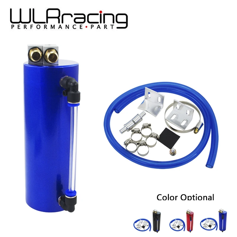 WLR-RACING-Universal-Aluminum-Racing-Oil-Catch-Tank-CAN-Round-Can ...