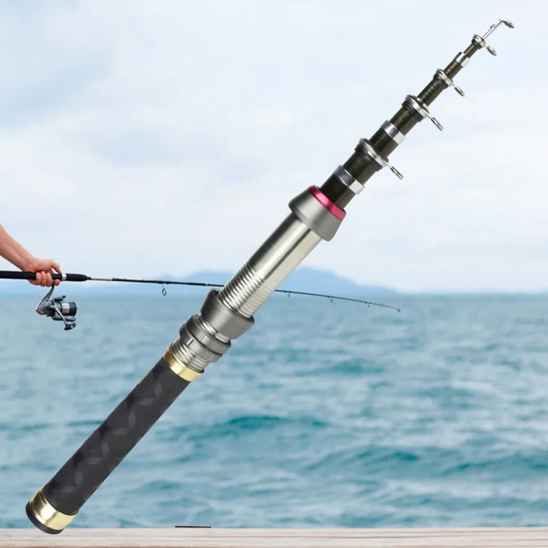 Aliexpress.com : Buy 1.3M/1.8M/2.4M Fishing Rod Mini Fishing Pole ...