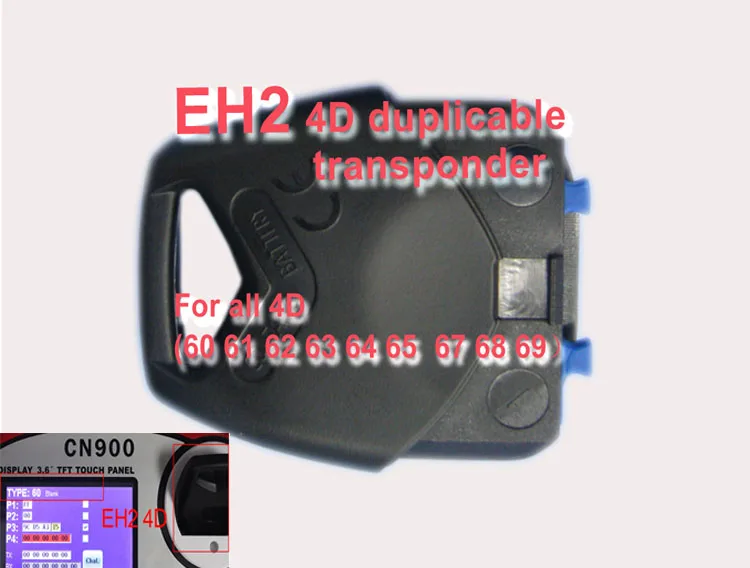 Chip transpondedor de cabeza duplicable de electrones EH2 4D, Chip de ...