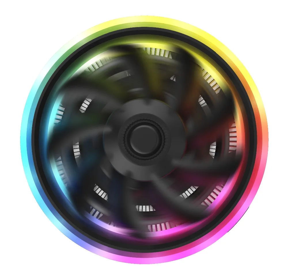 Aigo CPU Cooler 5V TDP 280W 4pin LED PWM RGB Fan Radiator Cooler ...