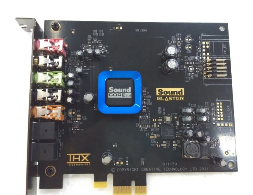 Used,for Creative 5.1 Fiber Recon3d Sound Card Sb1350 Quad-core Ultra ...