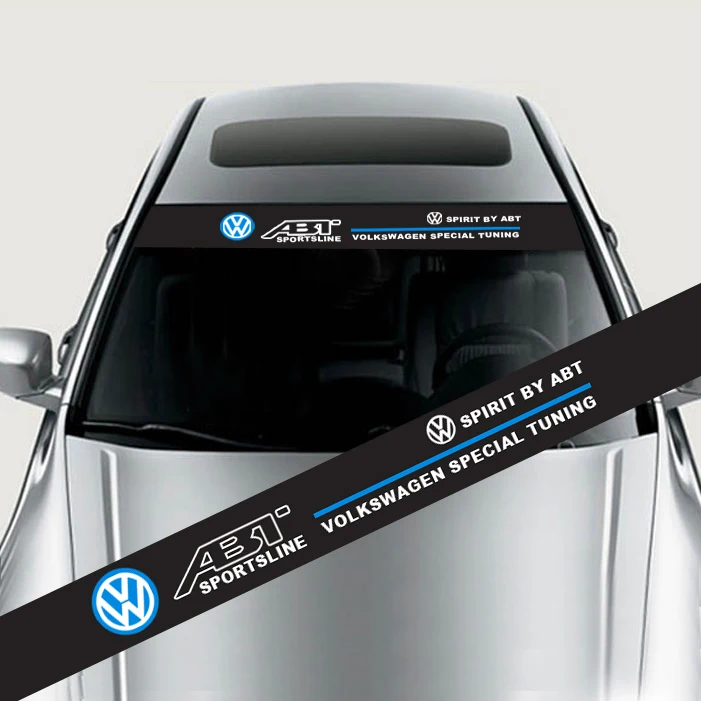 New-Words-Car-Styling-Front-windshield-Car-Sticker-130-25cm-Stickers ...