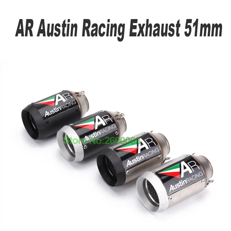 Motorcycle AR Austin Racing Exhaust Decal Exhaust Pipe Silencer Fit for ...