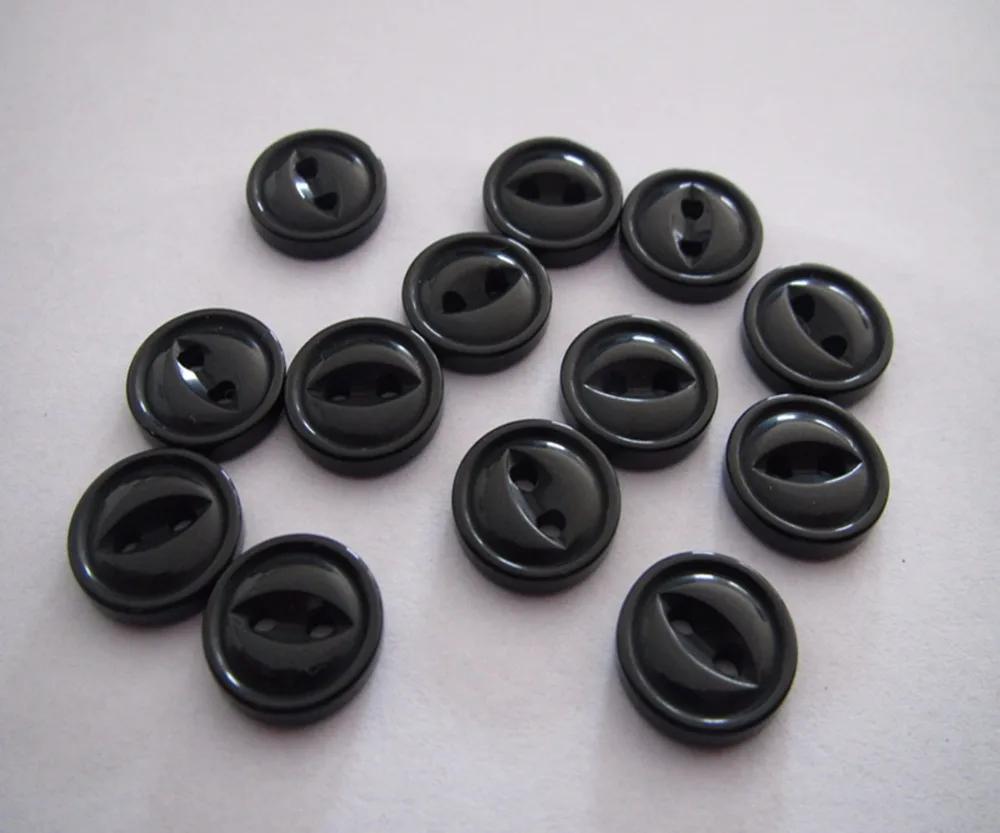 Botón de resina de 4 agujeros para mujer, 10mm, forma de ojo de gato ...