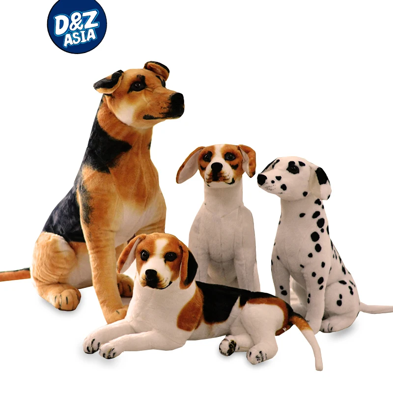 Full sizes Simulation dog doll plush toy animal plush Wolf dog doll ...