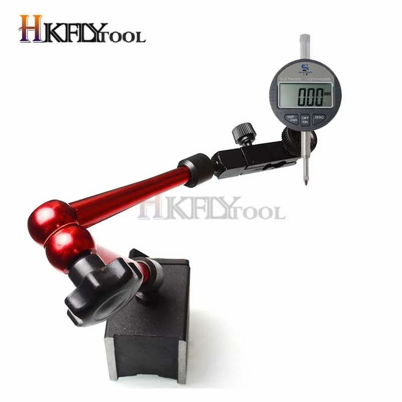 Digitale Messuhr 0 12,7mm/0.5 ''0,01 Flexible Magnetische Basis Halter ...