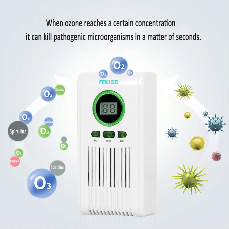 FL-8W Ozone Disinfector Toilet Ozone Generator Toilet Sterilization ...