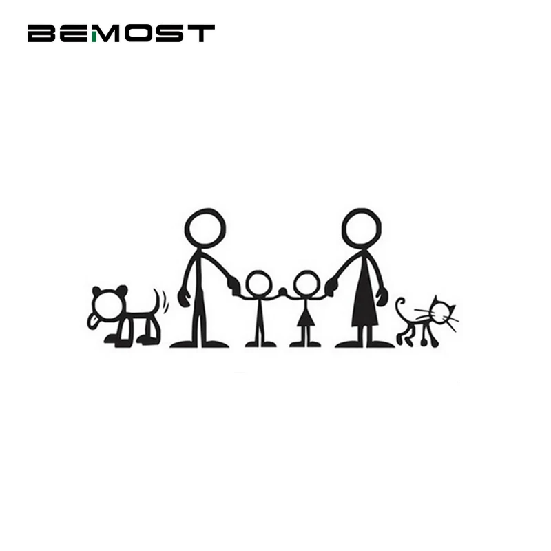 BEMOST Free Shipping Car Styling Lovely Family Pet Dog Cat Kids Car ...