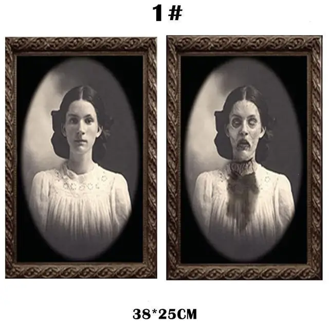 Aliexpress.com : Buy Creepy 3D Ghost Photos Frame Horror Skull Variable ...