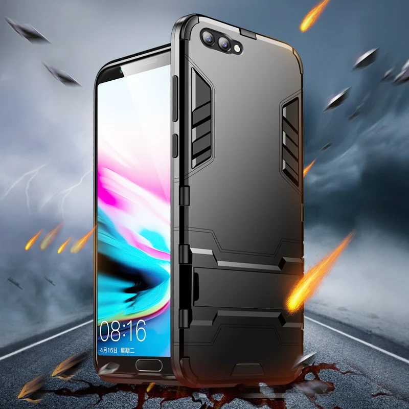 Bracket For Huawei Honor 10 Case Armor Hard Plastic Cases For Huawei ...