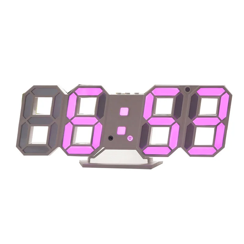 3d цифровые часы Простой Модный светодиодный электронные часы Usb вилка