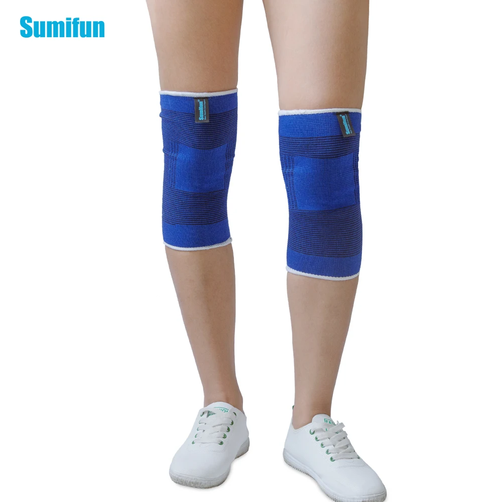 Elastic Bandage Blue Knee Braces Knee Support Brace Foot Arthritis ...