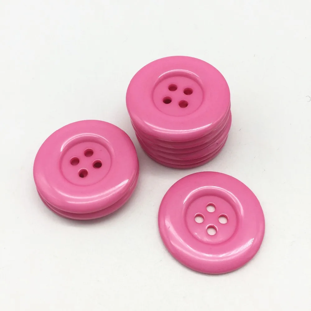 Pink Sewing Button