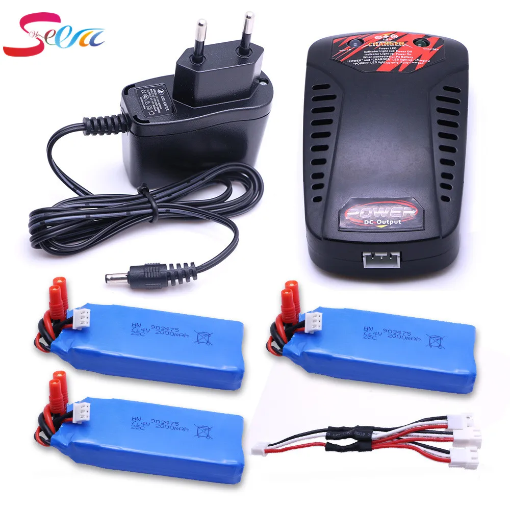 Original Syma 7.4V 2000mah Lipoly battery Spare part for X8 X8A X8C ...