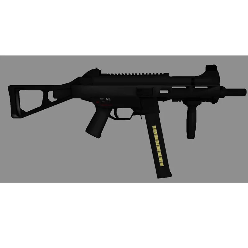 DIY 1:1 HK UMP 45 Sub Machine Gun Paper Model Assemble Hand Work 3D ...